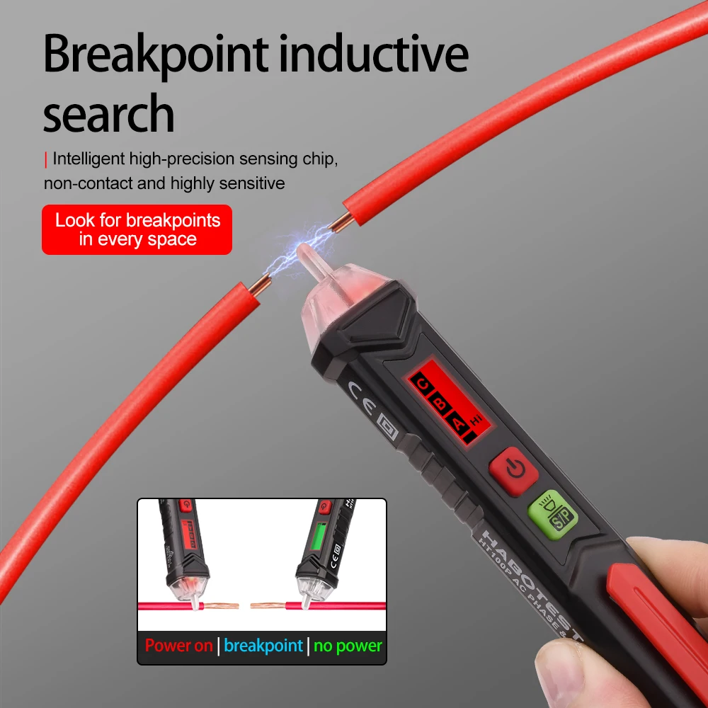 Smart-Non-Contact-Voltage-Tester-12-1000V-Digital-AC-Voltage-Detector ...