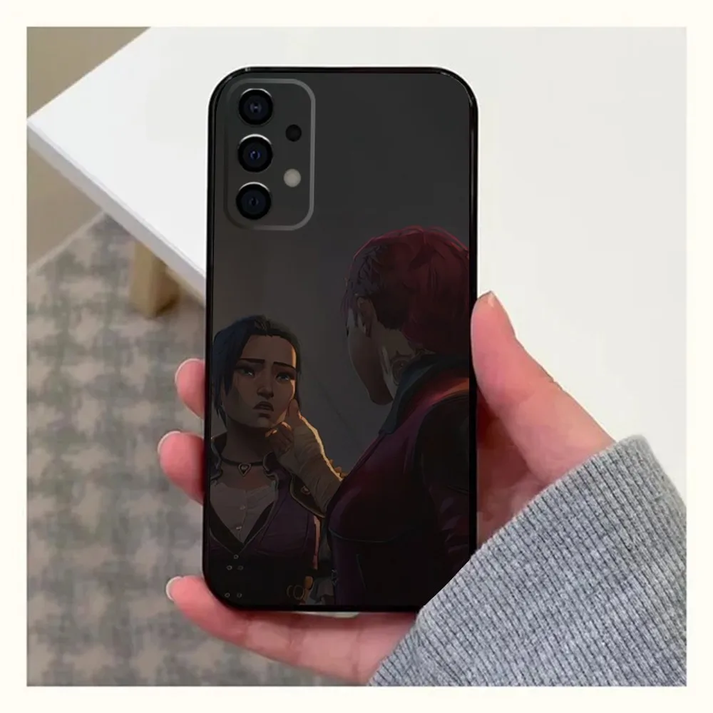 Caitlyn Arcane Inspired Soft Black Phone Case for Samsung a11 (Z6)