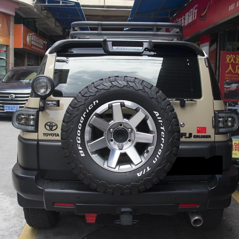 For Toyota FJ Cruiser high quality Carbon Fiber rear boot Wing Spoiler ...