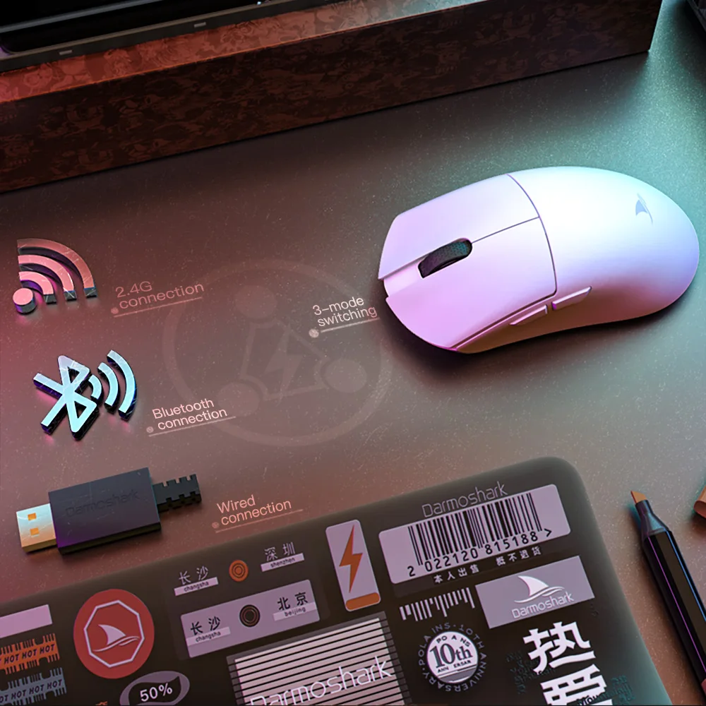 Mouse-sem-fio-Bluetooth-Gaming-Computador-ptico-Macro-Drive-PC-Laptop ...