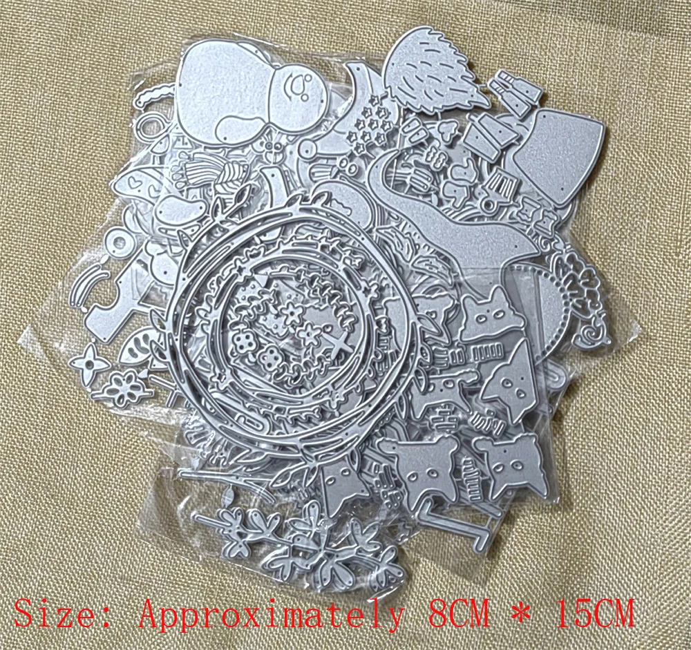 Troqueles-de-corte-de-metal-molde-de-troquelado-plantillas-para-lbum-de ...