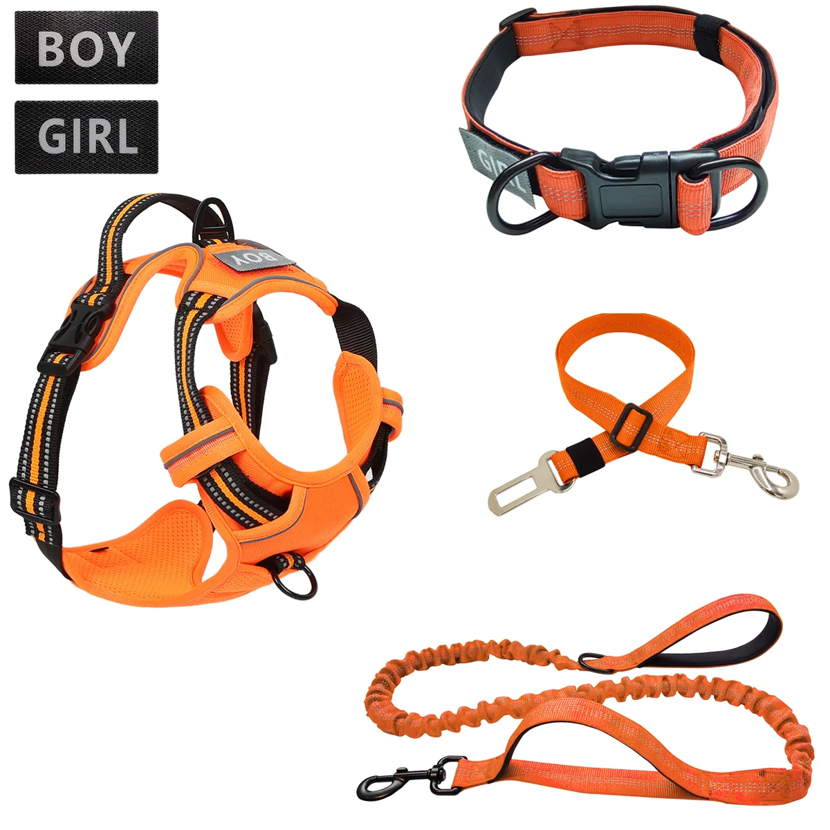 Middle-Dog-Harness-And-Leash-Set-Pet-LabradorTraining-Walking-Vest-Dog ...