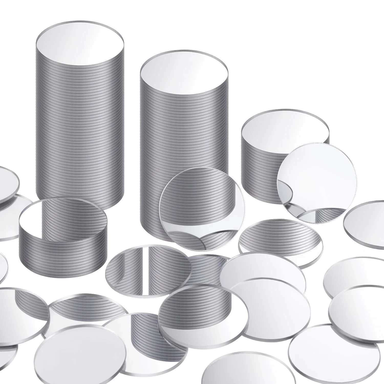 100pcs-2cm-Round-Acrylic-Mirror-Wall-Sticker-3d-Wall-Mirror-Sticker ...