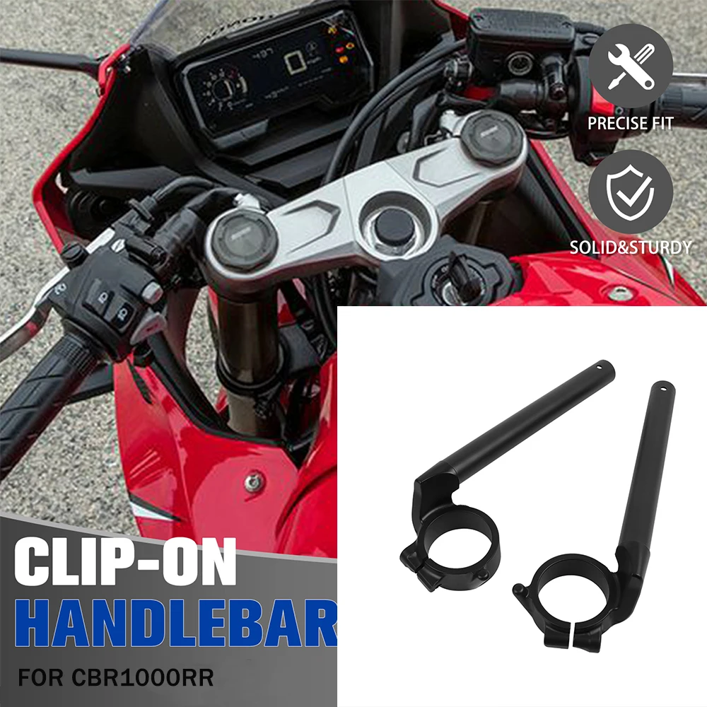 Motorcycle Handlebar Original Clip On HandleBars Handle Bar Fork Tube ...