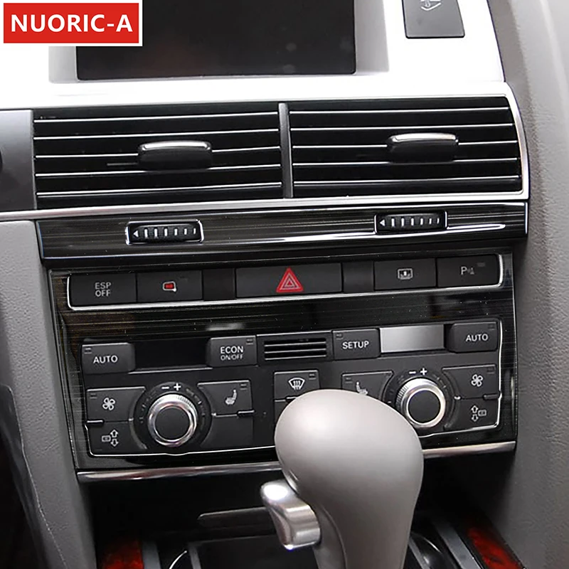 Stainless-Steel-Center-Console-Air-Conditioning-Frame-Decoration-Cover ...