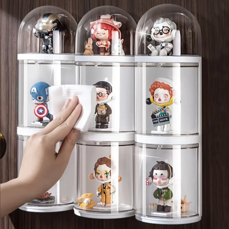 Transparent-Blind-Box-Display-Case-Dustproof-Wall-Showcase-for ...