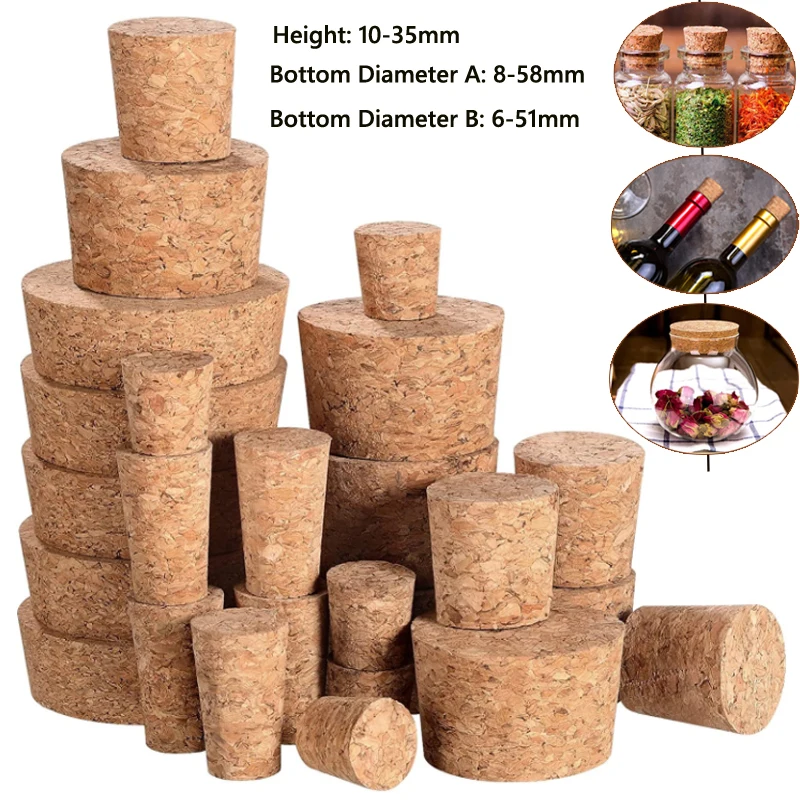 5-50Pcs-Wine-Corks-Corks-Wine-Stopper-Reusable-Functional-Portable ...