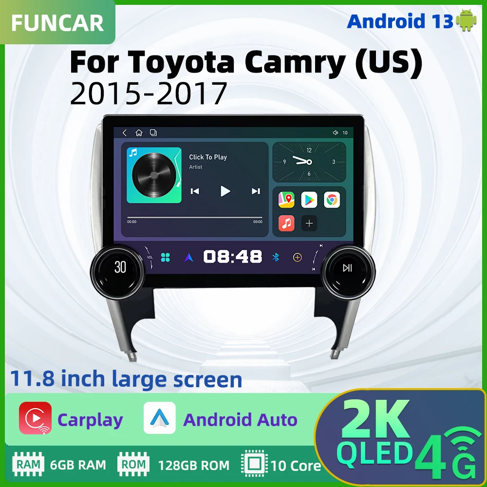 2-Din-11-8-Android-Car-Radio-for-Toyota-Camry-US-2015-2017-Car-stereo ...