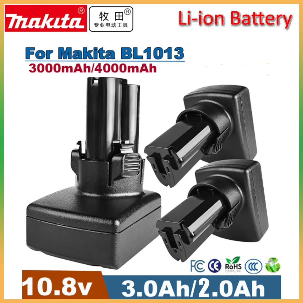 Original-makita-10-8V-3-0Ah-Rechargeable-Power-Tools-li-ion-Battery-Replacement-BL1013-LCT203W ...