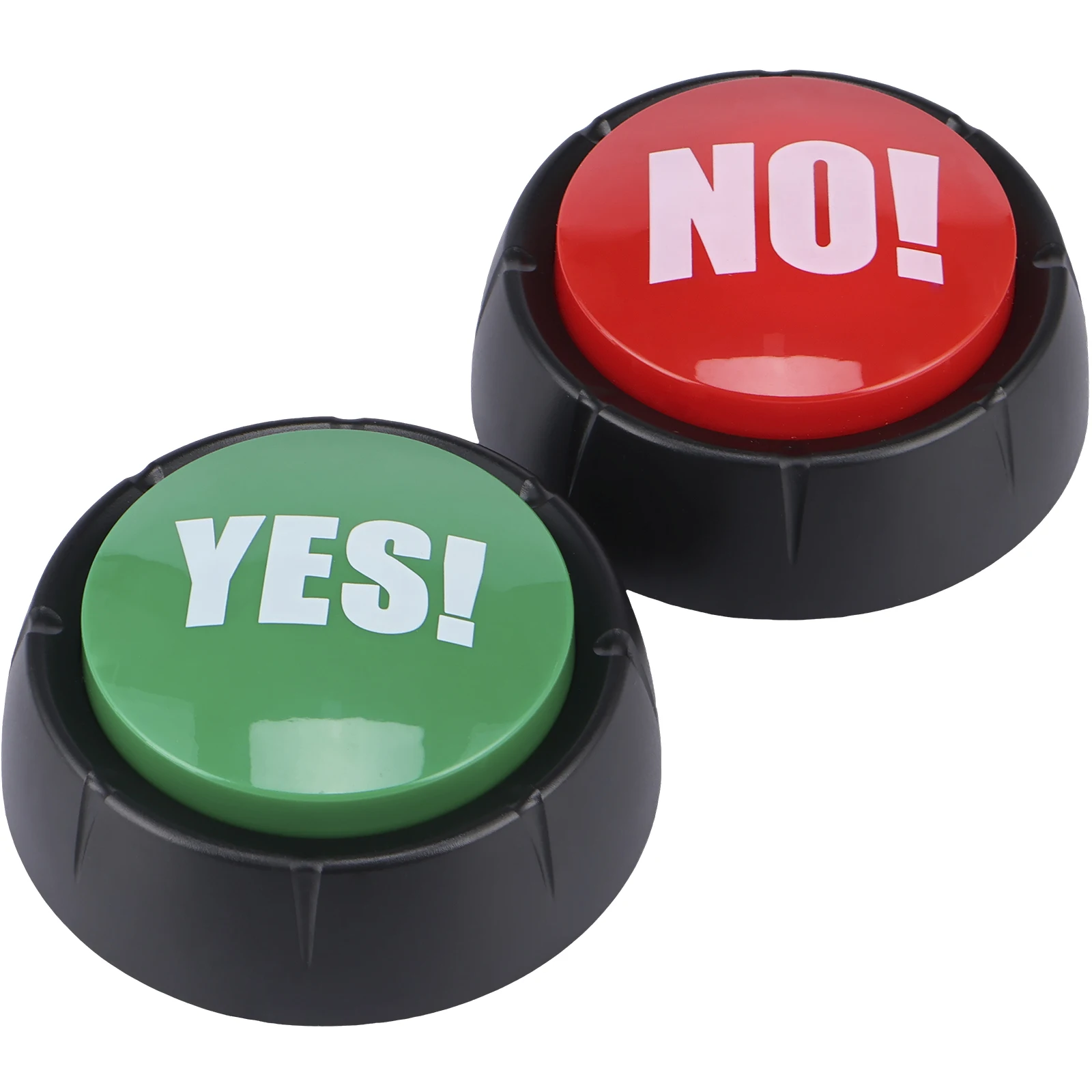 2Pcs Button Sound Answer Yes No Party Buzzer Buzzers Talking Game Quiz ...