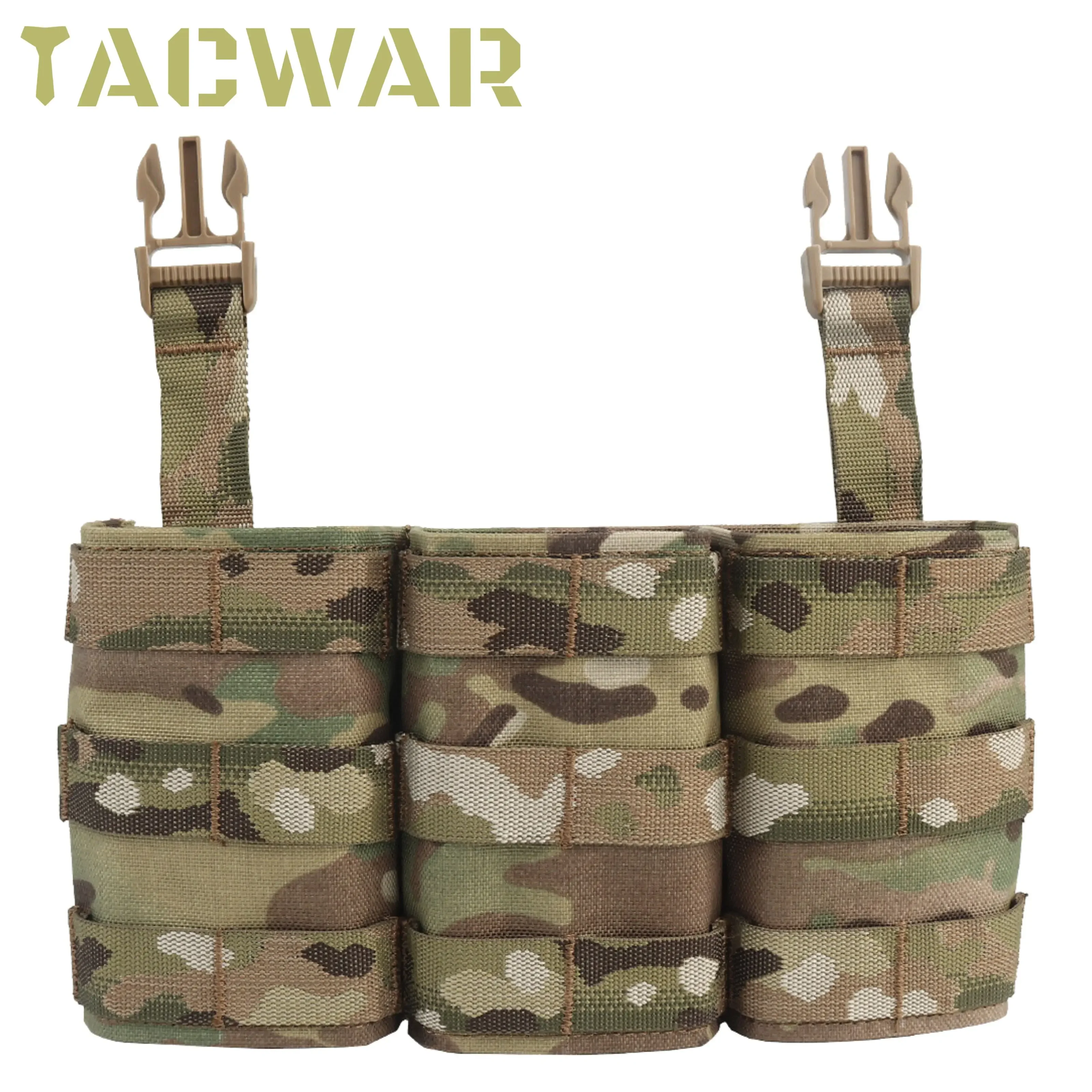 Fast-5-56-Triple-AR15-Magazine-Pouch-Vest-Button-Front-Panel-Retention ...
