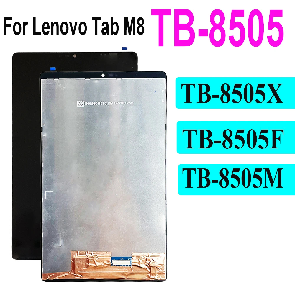 Original New 8.0" inch LCD For Lenovo Tab M8 PRC ROW TB-8505X TB-8505F ...