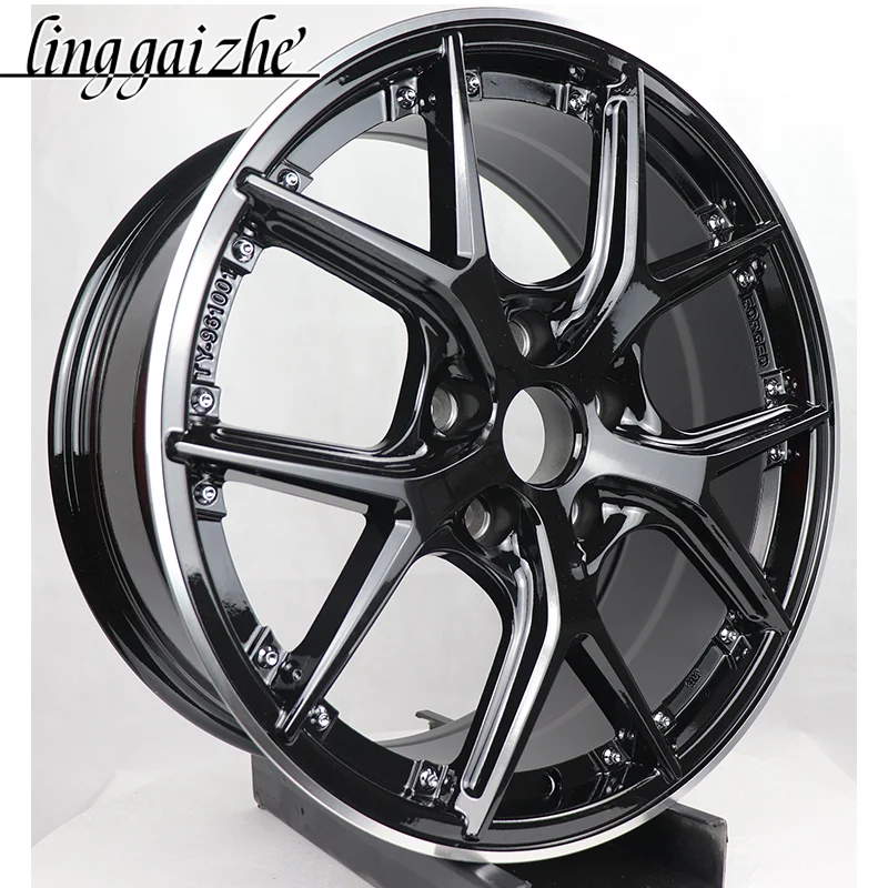 Factory-price-18-Inch-5-Split-Spoke-car-wheels-PCD-5X114-3-replicate ...