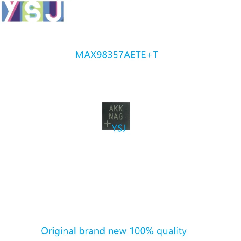 MAX98357AETE+T IC AMP CLASS D MONO 3.2W 16TQFN