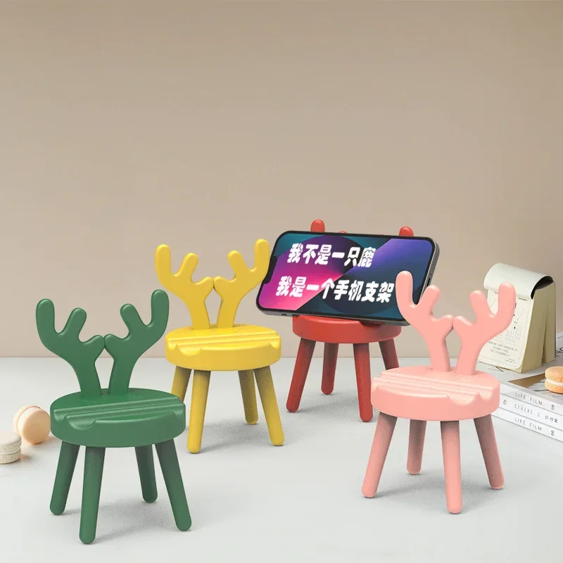 Cute Chair Styling Cell Phone Holder, Adjustable plastic Phone Stand ...