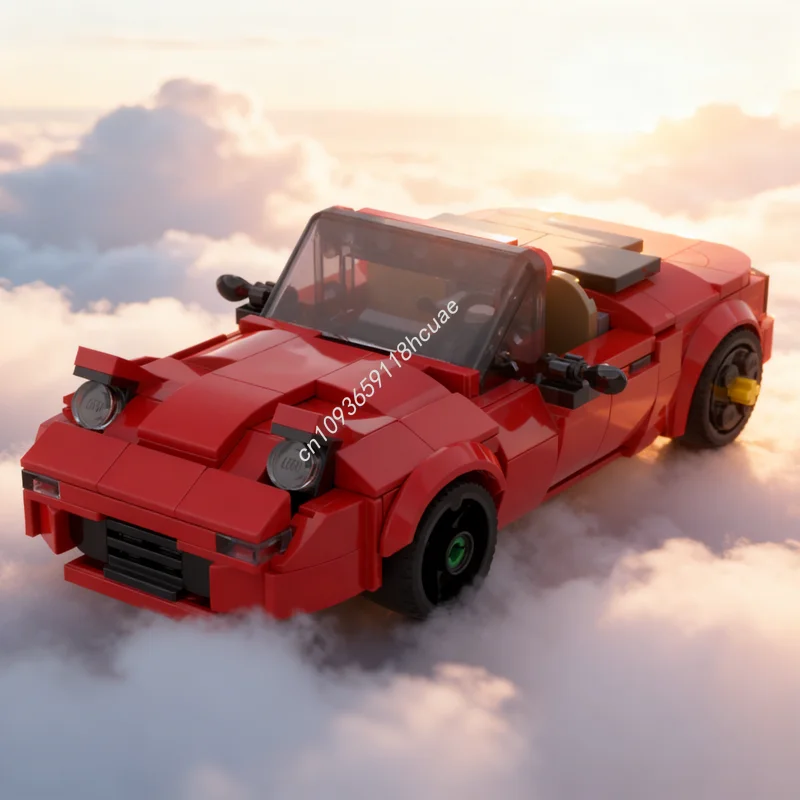 328pcs MOC City Champions Mazda Miata Model Building Blocks ...