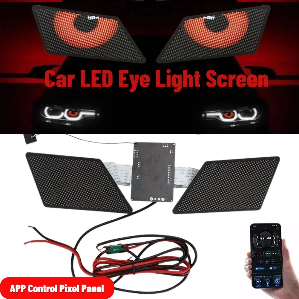 Car-Devil-Eyes-Light-Modification-Winking-Eye-DIY-Animation-Led-Display ...