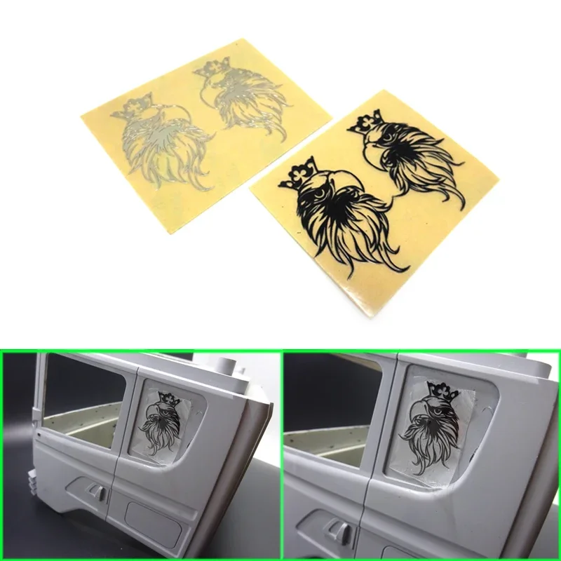 Decorative-Stickers-on-The-Side-Windows-for-1-14-Tamiya-RC-Truck ...