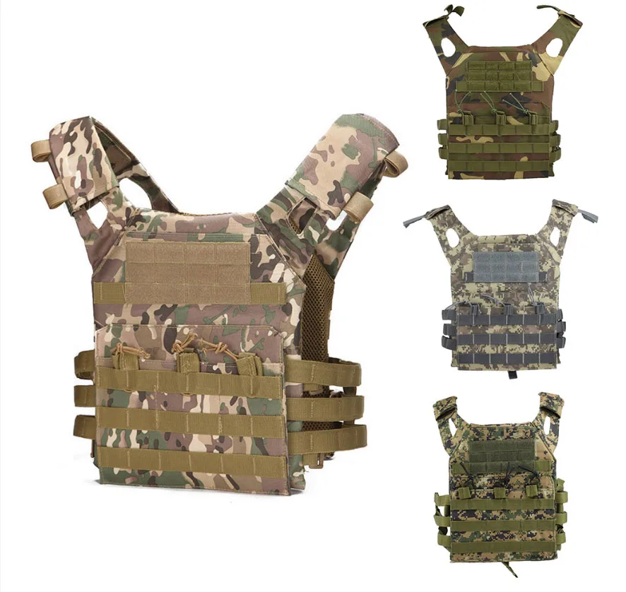 Hunting Tactical Body Armor Jpc Molle Plate Carrier Vest Multifunctional Outdoor Undershirt ...