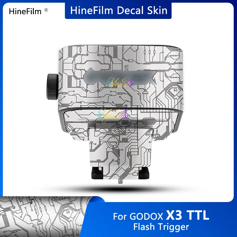 Hinefilm Skin for Godox X3 TTL HSS Wireless Flash Trigger Decal Skins ...