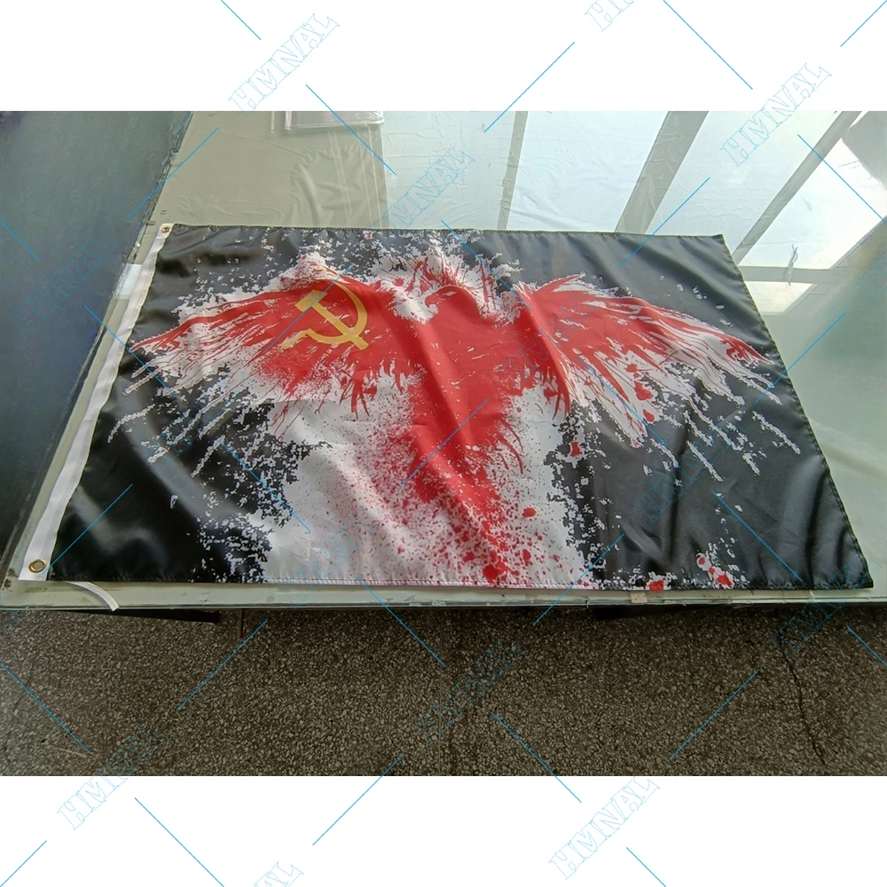 2X3FT custom 90x150cm USSR Flag 3x5ft Banner flag with red bird outdoor ...