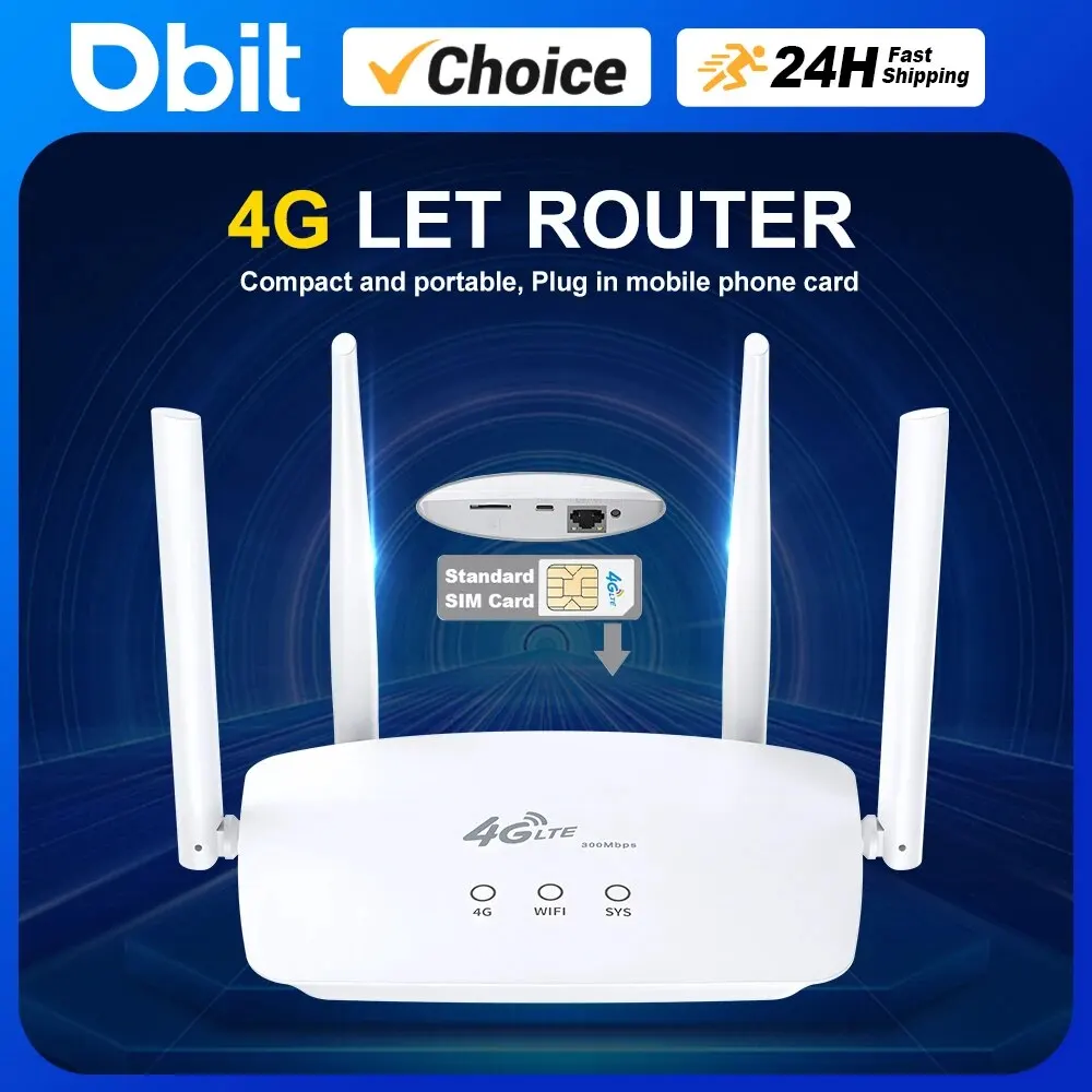 DBIT-WiFi-Router-Cart-o-SIM-4G-Modem-Router-Lte-4-Gain-Antenas-Suporta ...