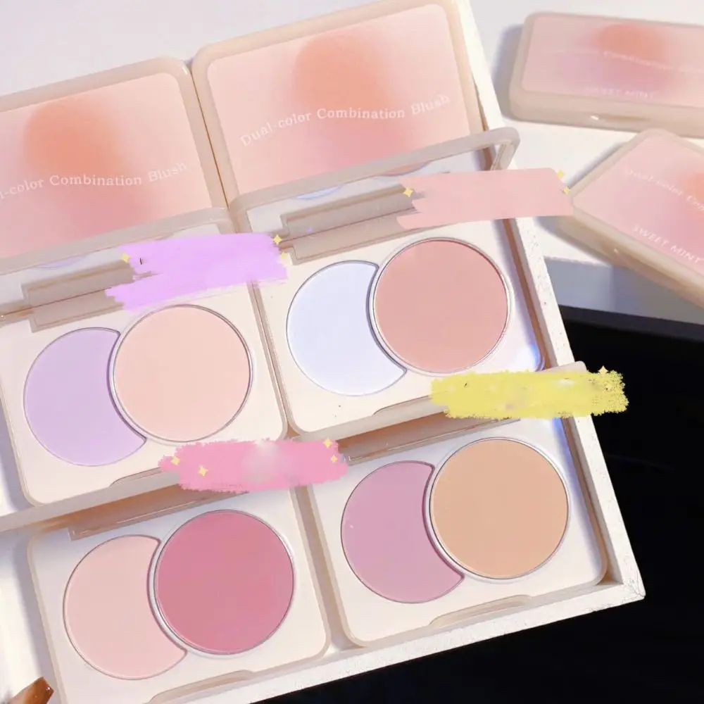 Waterproof-Dual-color-Combination-Blush-Cute-Sweatproof-Long-Lasting ...