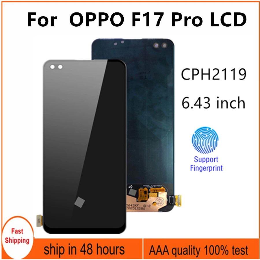 6-43-AMOLED-For-OPPO-F17-Pro-LCD-Display-Touch-Screen-Digitizer ...