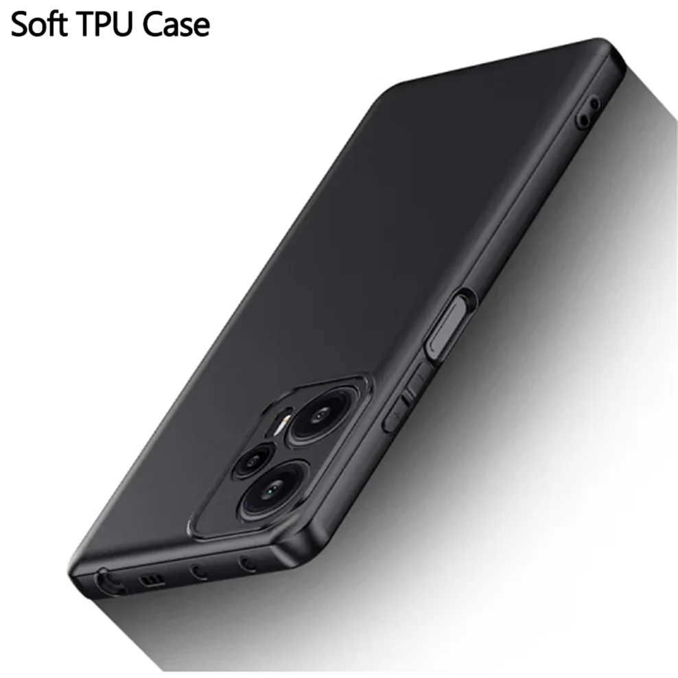 Poco F5 F4 F3 Case, Black TPU Case for Poco F5 Pro 5G Soft Anti-shock ...