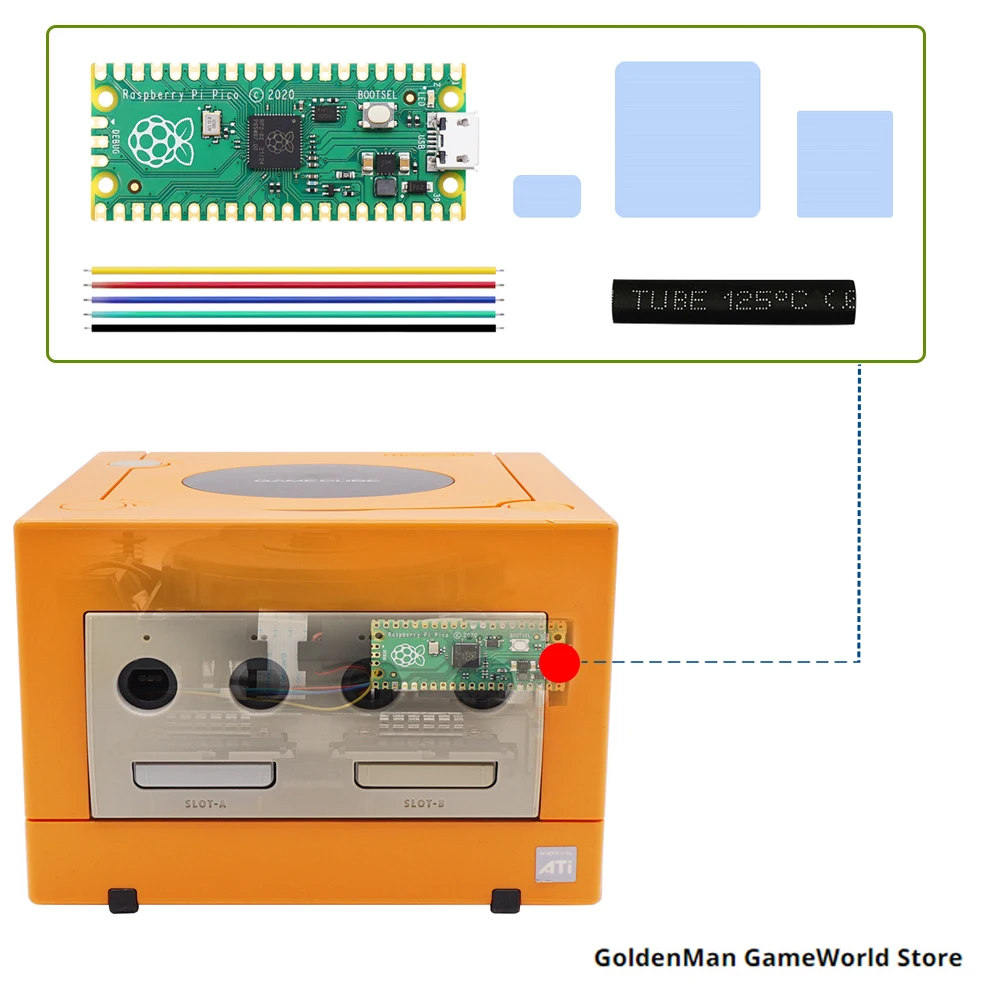 Picoboot Modchip Gamecube Sd2sp2 Nintendo Gamecube Accessories Board Replacement Aliexpress