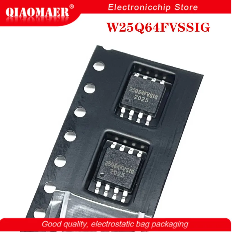 Nuevo IC original SOP8, W25Q64FVSSIG, W25Q64FVSIG, 25Q64FVSSIG, 25Q64FVSIG, 25Q64FVS1G, W25Q64 ...