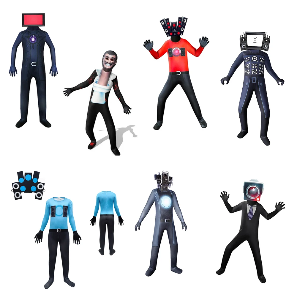 Anime-Skibidi-Toilet-Cosplay-Audio-Man-Camera-Man-Tv-Man-Costume ...