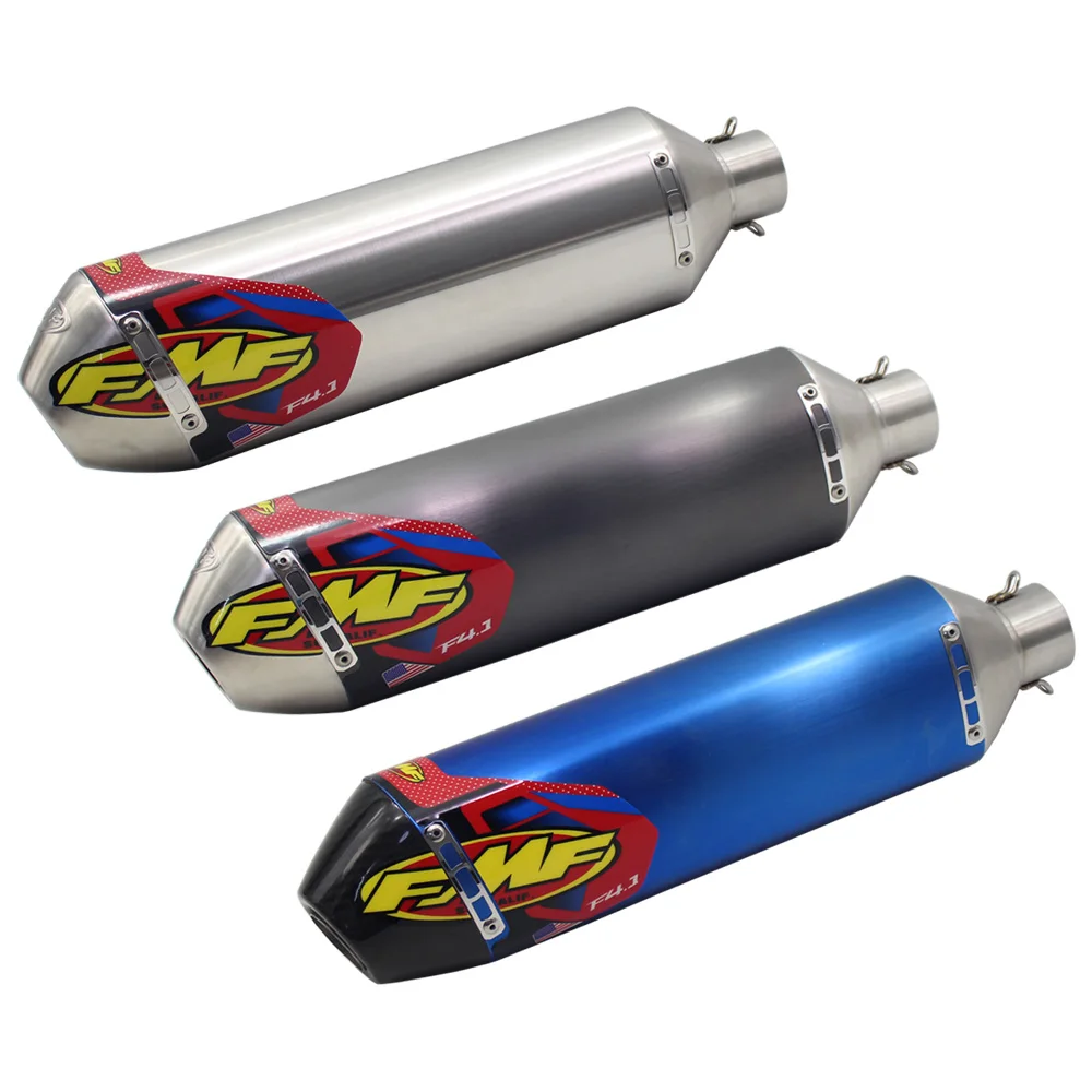 Inlet 51mm Motorcycle Fmf Exhaust Muffler Escape Moto Motocross Slip On ...