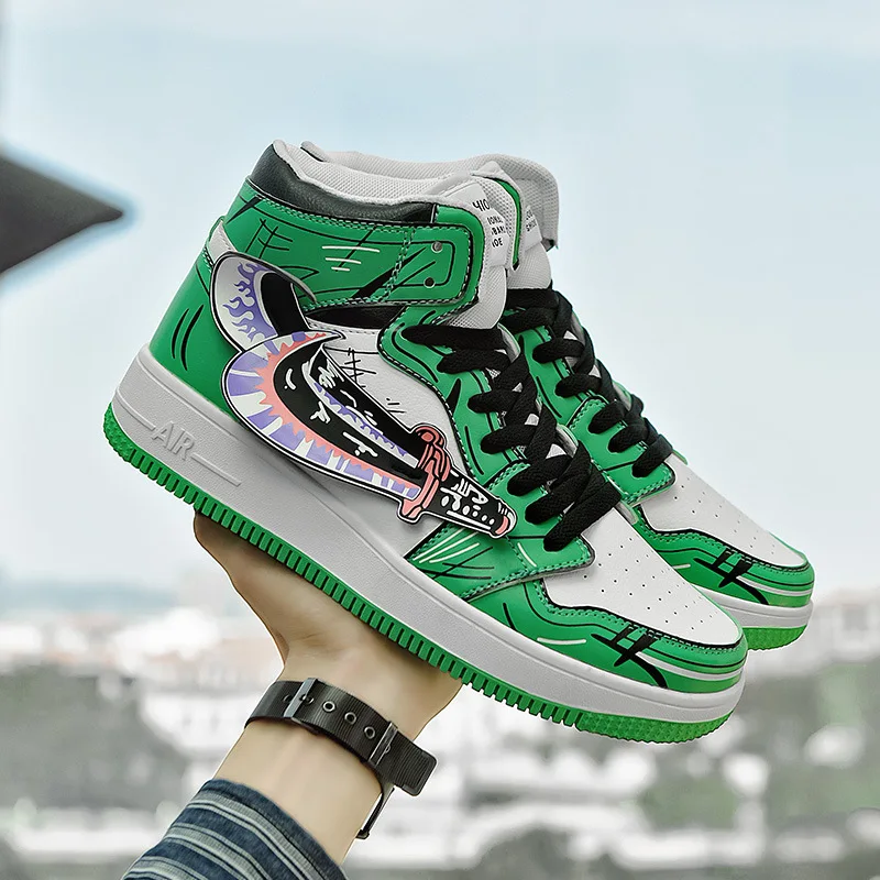 Zapatos-de-Anime-para-hombre-Zapatillas-de-Skateboard-de-dise-ador-Hip ...