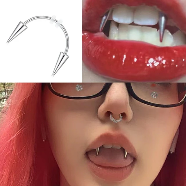 Vampire Smiley Piercing