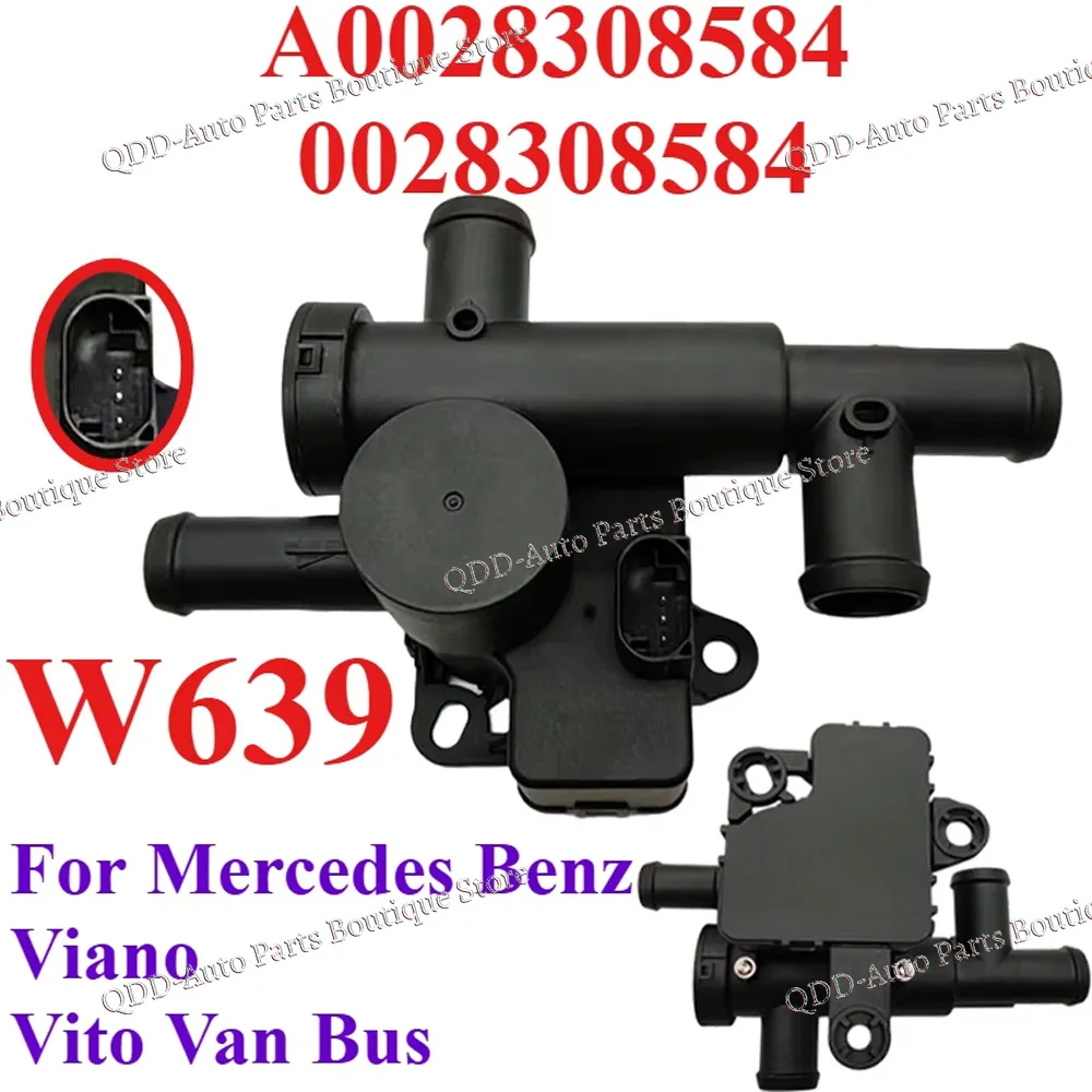 A0028308584 0028308584 Car Coolant Heater Control Solenoid Water Valve ...
