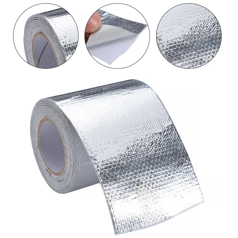 2pcs-5Mx5cm-Car-Motorcycle-Pipe-Fiberglass-Heat-Shield-Self-adhesive ...