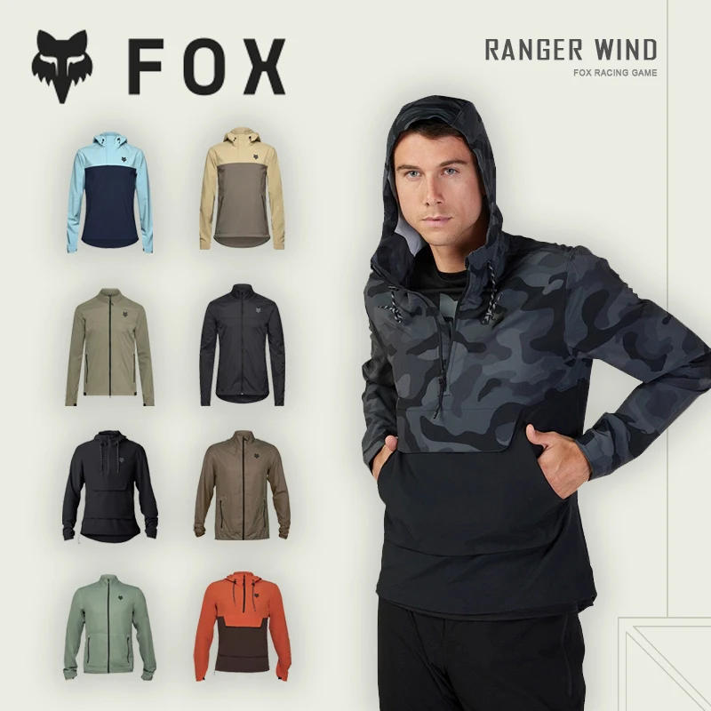 FOX RANGER WIND Motocross Jacket for Off-Road Riding - Windproof ...