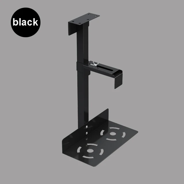 Universal PC Case Holder Under Desk Wall Side CPU Stand Adjustable ...