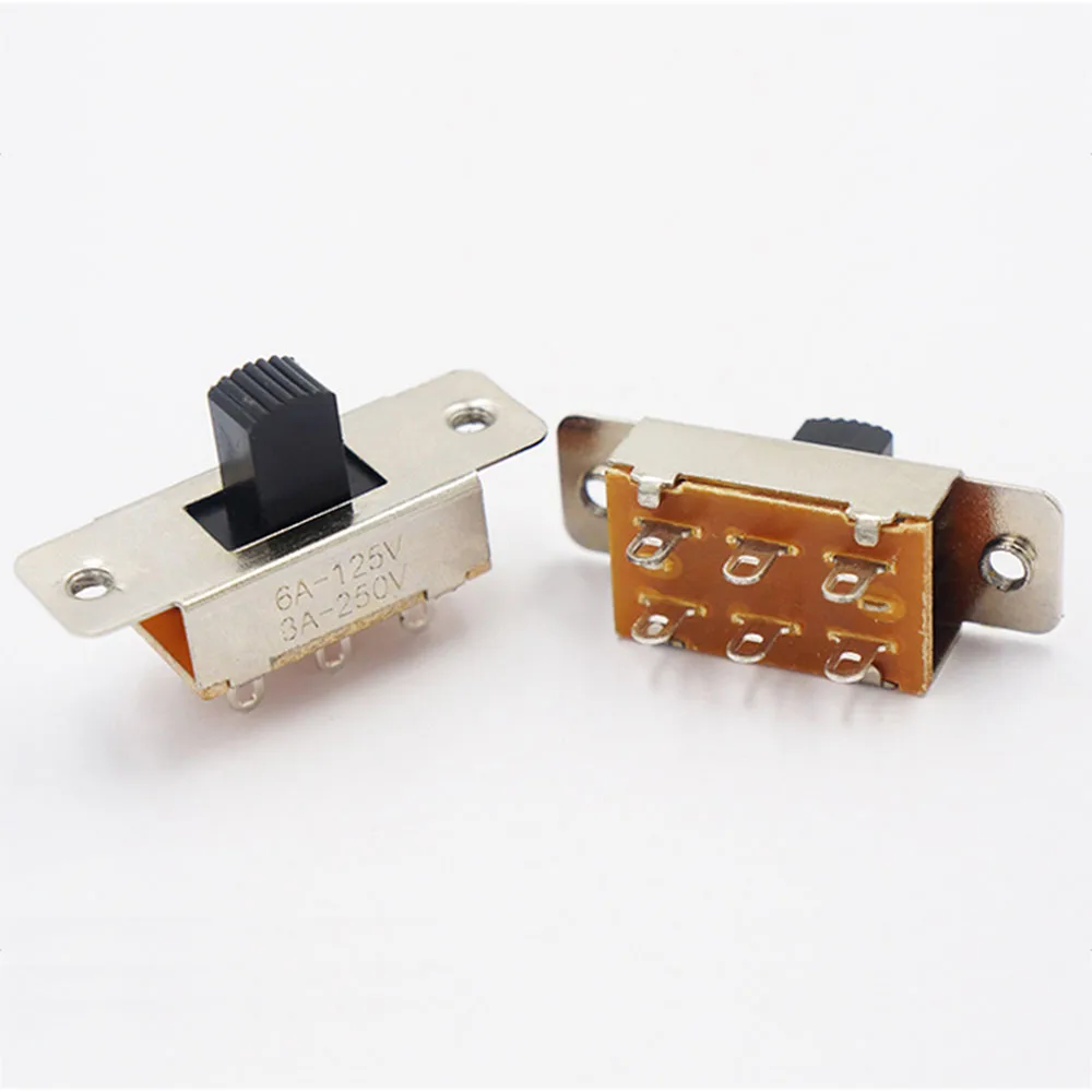 High Current 3A Switch 10Pcs 3-Position Slide Switch - 2P3T PCB Panel ...