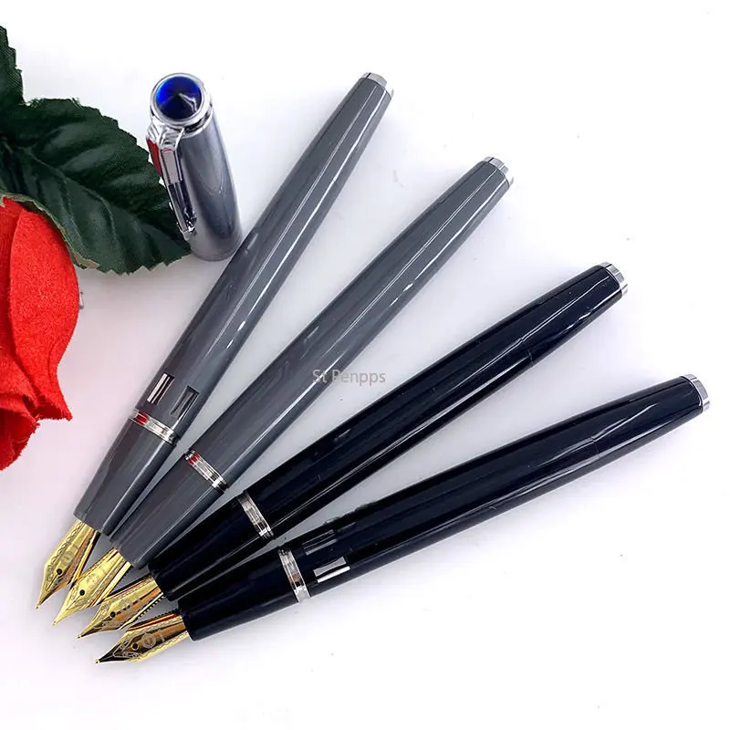 St Penpps 601A Fountain Pen Bright Pointed Double Beaded Blue Top ...