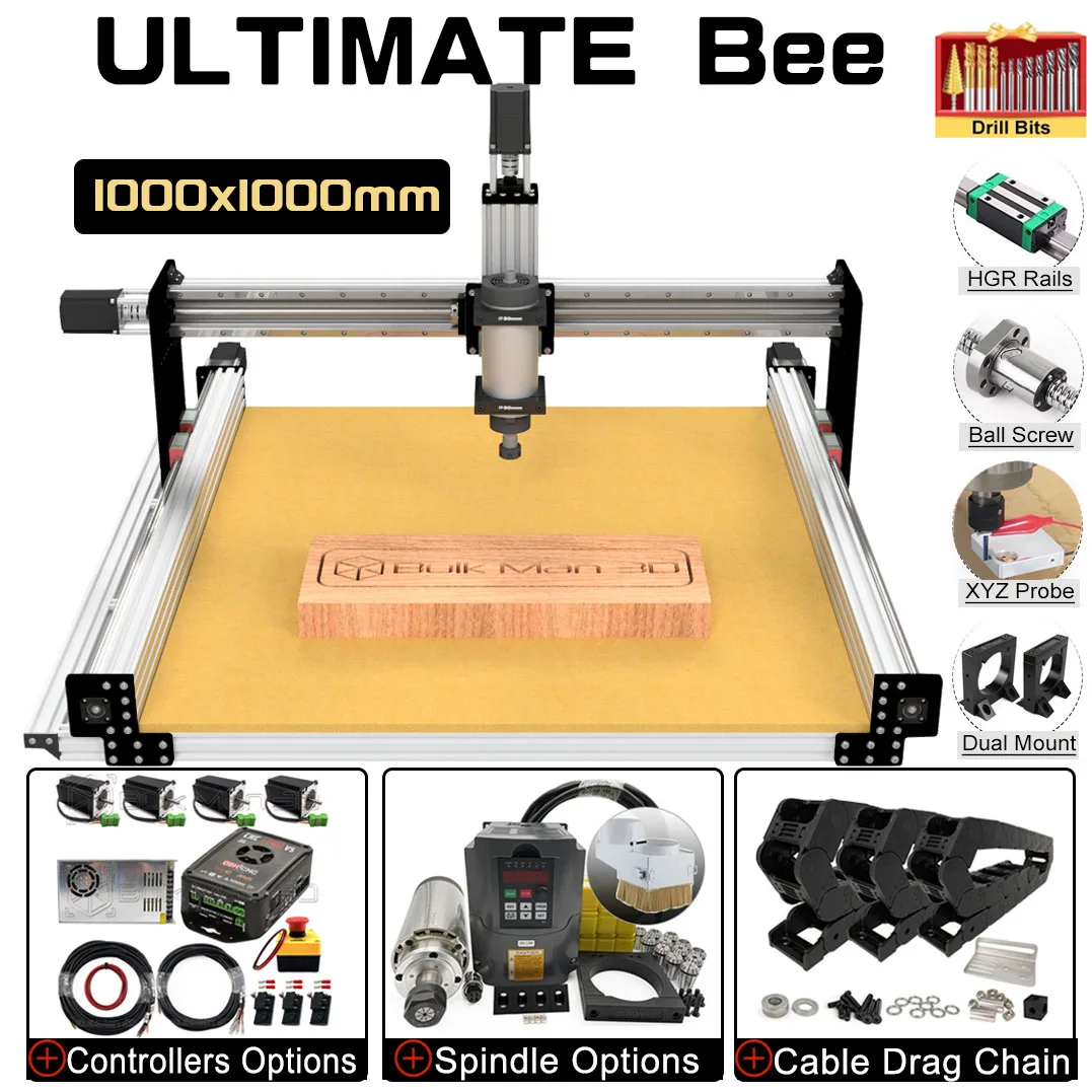 20-off-BulkMan3D1000x1000mm-ULTIMATE-Bee-CNC-Router-Machine-Full-Kit-Ball-Screw-GRBL-Mach3-DDCS ...
