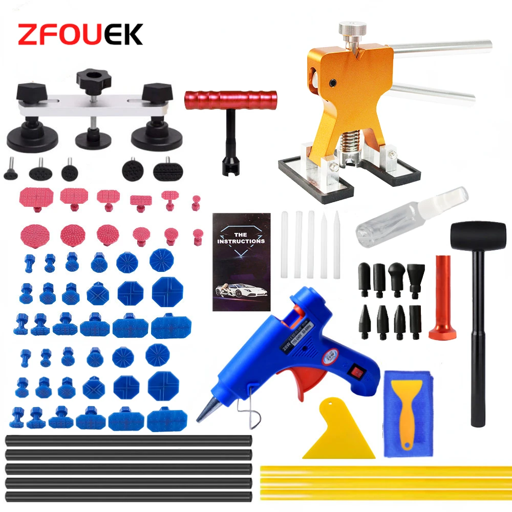New-Car-Body-Paintless-Dent-Repair-Kits-Car-Dent-Puller-with-Bridge ...