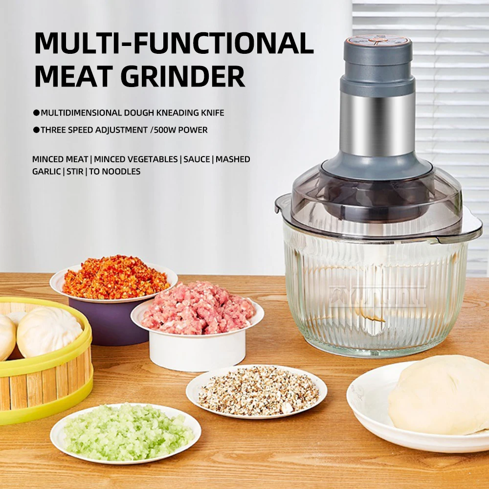 Multifunctional Meat Grinder Household Electric Food Chopper Machine ...