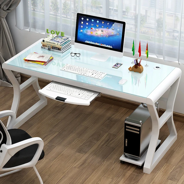 Modern Glass Computer Desk