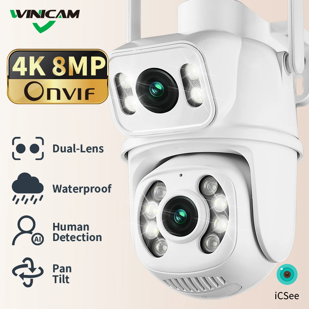 8MP-4K-PTZ-Wifi-Camera-Dual-Lens-with-Dual-Screen-Ai-Human-Detect-Auto ...