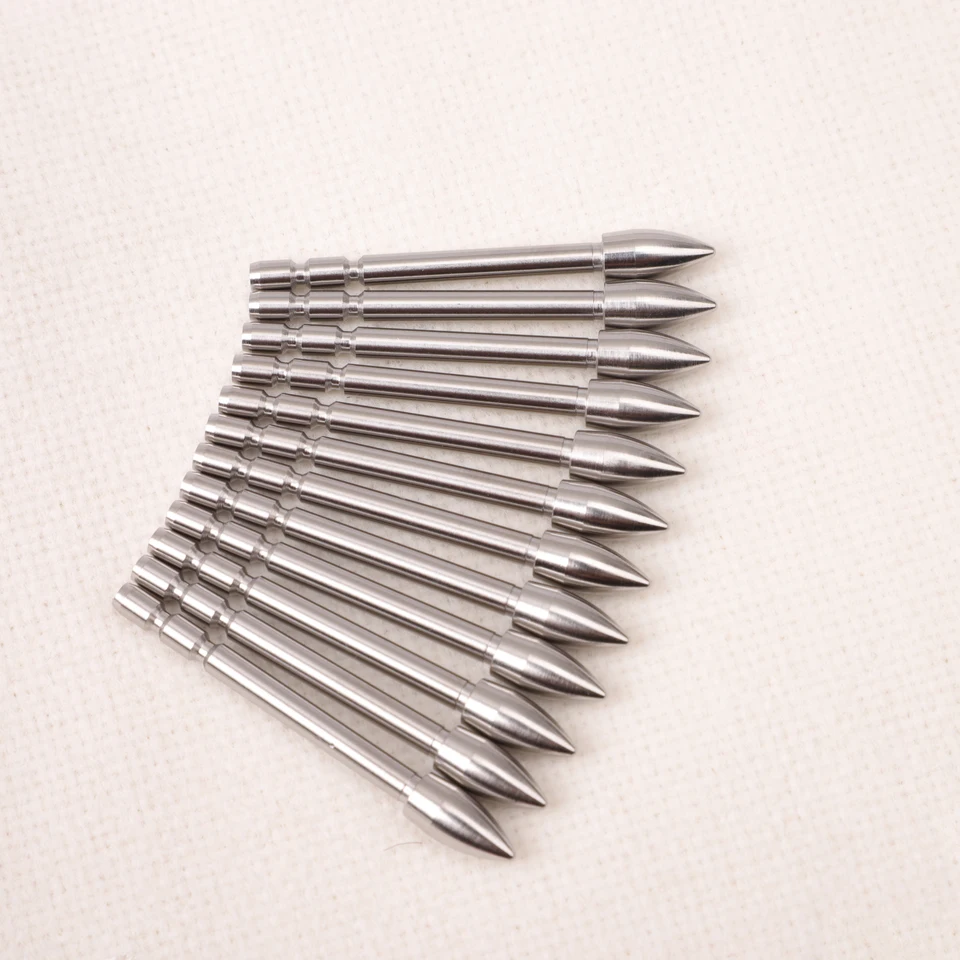 Arrow Inserts Archery Arrow Insert Tips - 3.2mm Glue-in Points 80/100 ...