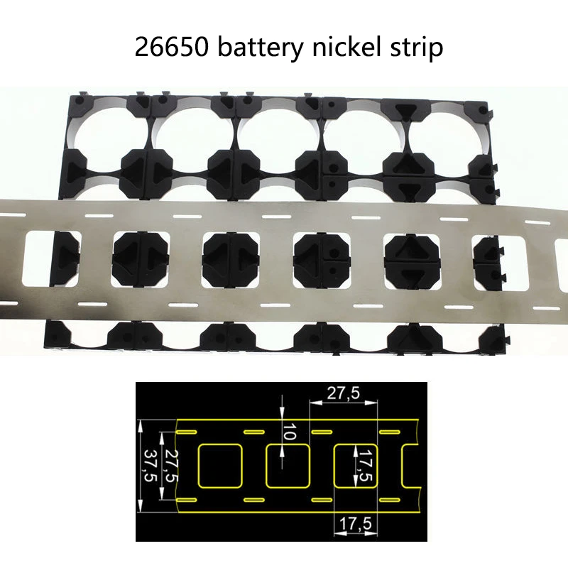 26650 Lithium Battery Nickel Strip Nickel-plated Steel Strip Connection ...