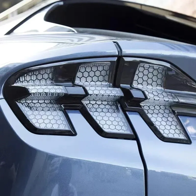 Tail Light Sticker for Ford Mustang Mach-E Honeycomb Lamp Sticker ...