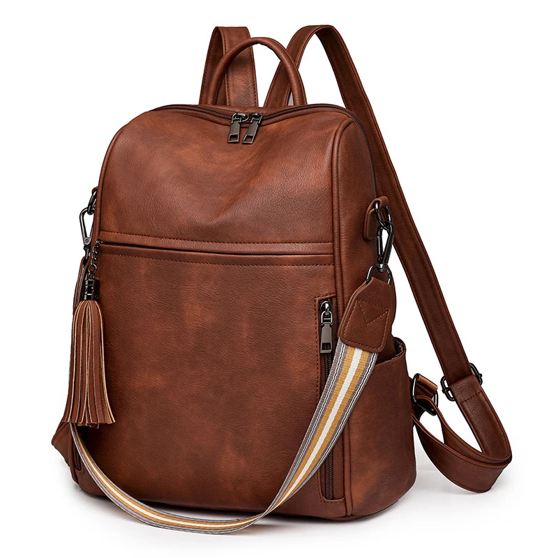 4-Color-Women-Soft-Leather-Backpacks-Vintage-Female-Shoulder-Bags-2024 ...